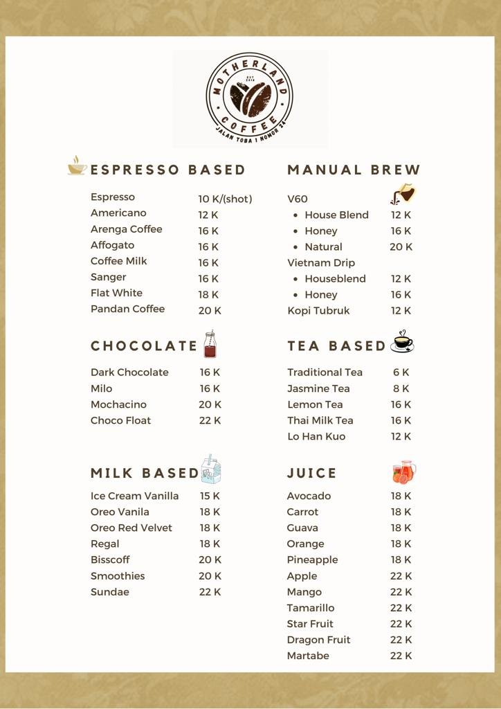 MOTHERLAND COFFEE – JAKET