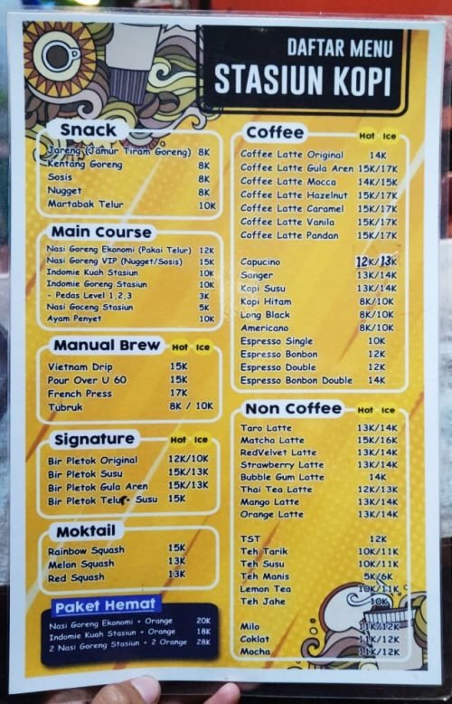 STASIUN KOPI SIANTAR – JAKET